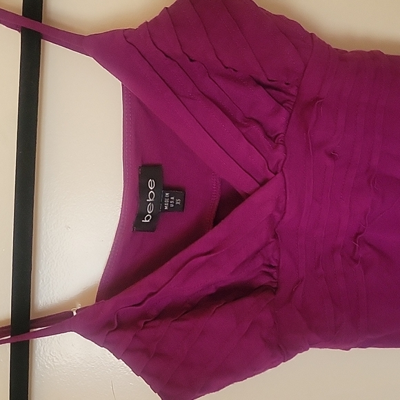 bebe | Tops | Purple Bebe Tank Top | Poshmark